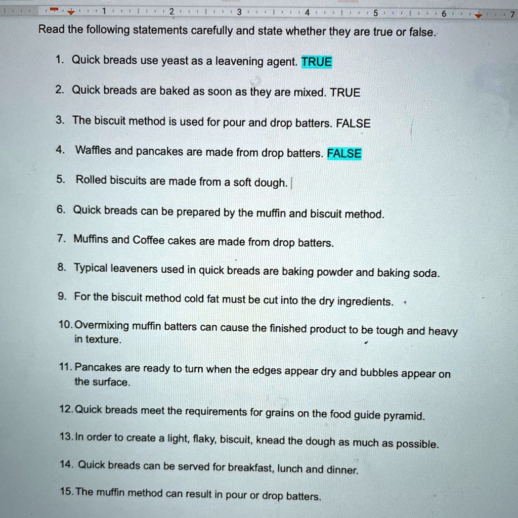 help with these true or false questions pls read the following ...