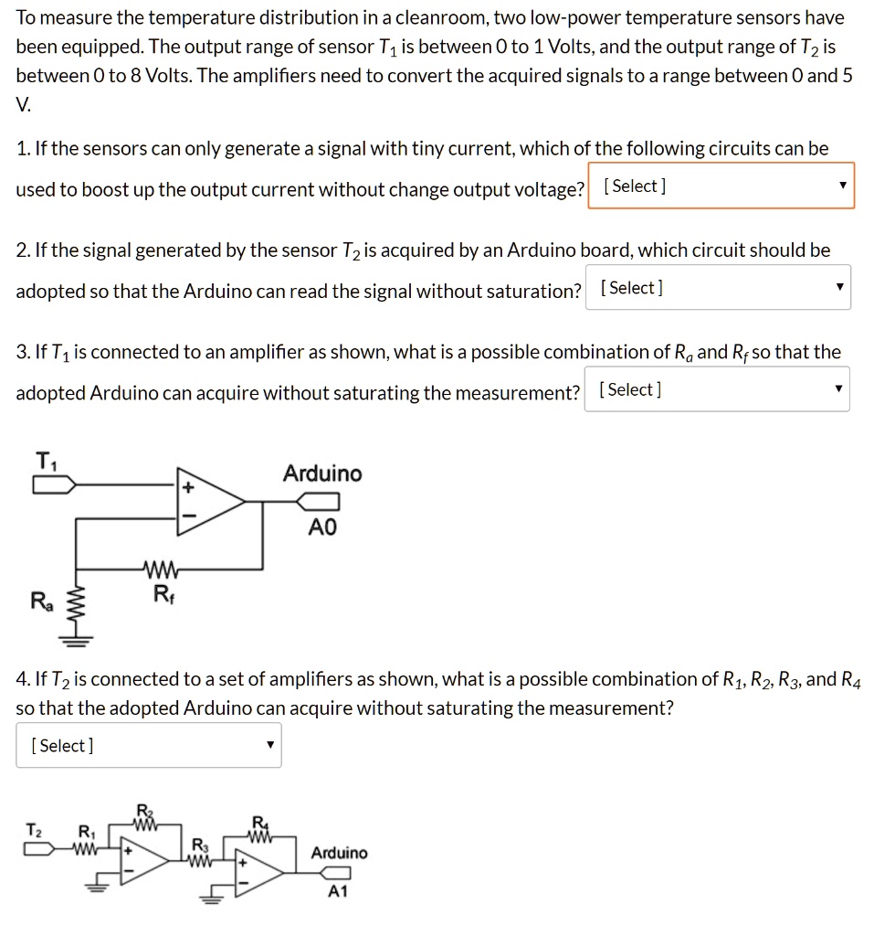 To measure the temperature distribution in a cleanroom, two low-power ...