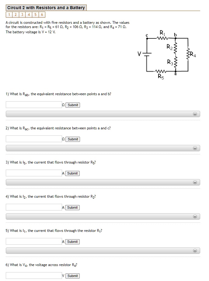 SOLVED:Circuit with Resistors and Battery circuit is constrted with ...