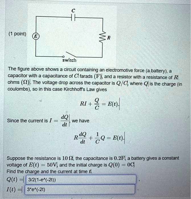 [GET ANSWER] point switch the figure above shows circuit containing an electromotive force a ...