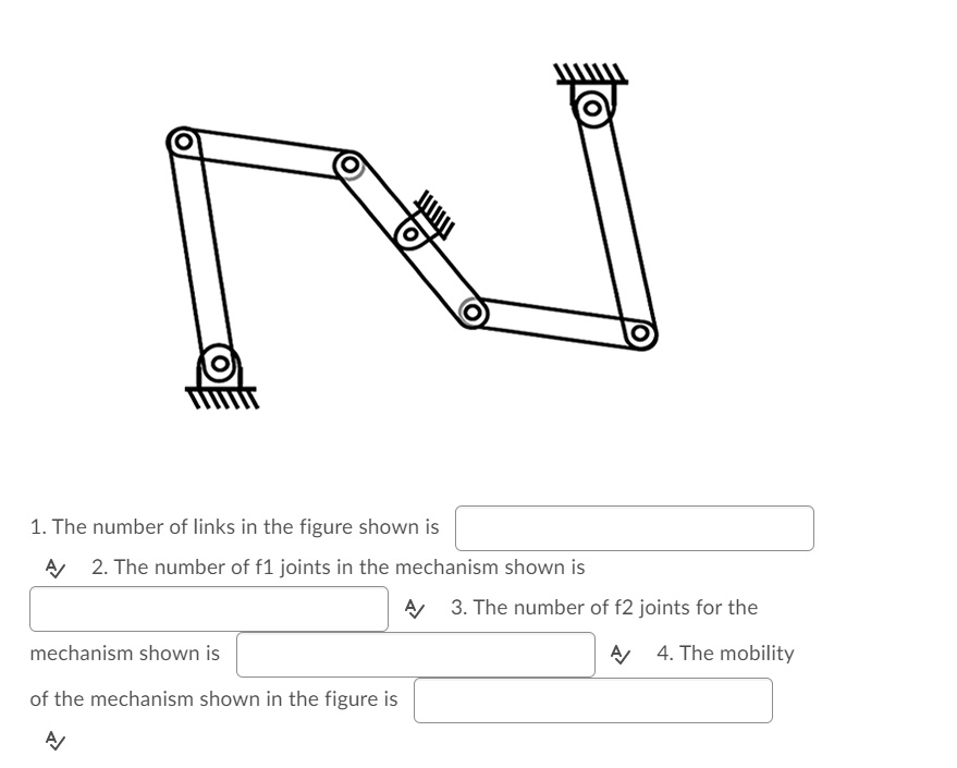 SOLVED: 1. The number of links in the figure shown is 2. The number of ... SOLVED: 1. The number of links in the figure shown is 2. The number of ...
