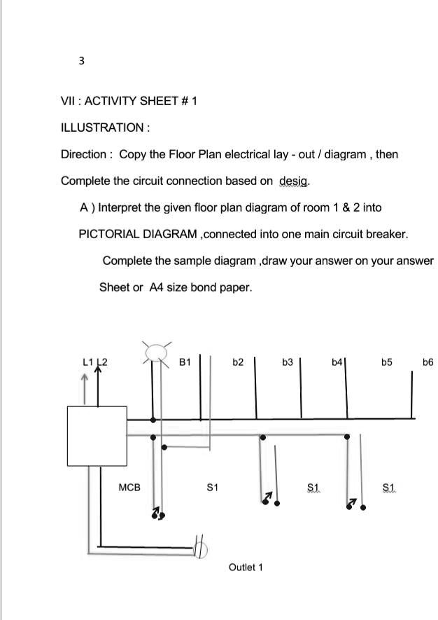 SOLVED: Please answer and send your drawing. Thank you. VII ACTIVITY ...