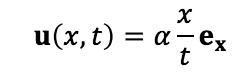 SOLVED: Consider the one-dimensional flow with a specified velocity where α is a constant. a ...