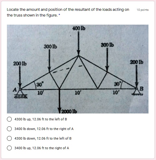 SOLVED: Locate the amount and position of the resultant of the loads ...
