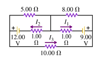 calculate the three currents i1 i2 and i3 indicated in the circuit diagram shown in figure 1 1 ...
