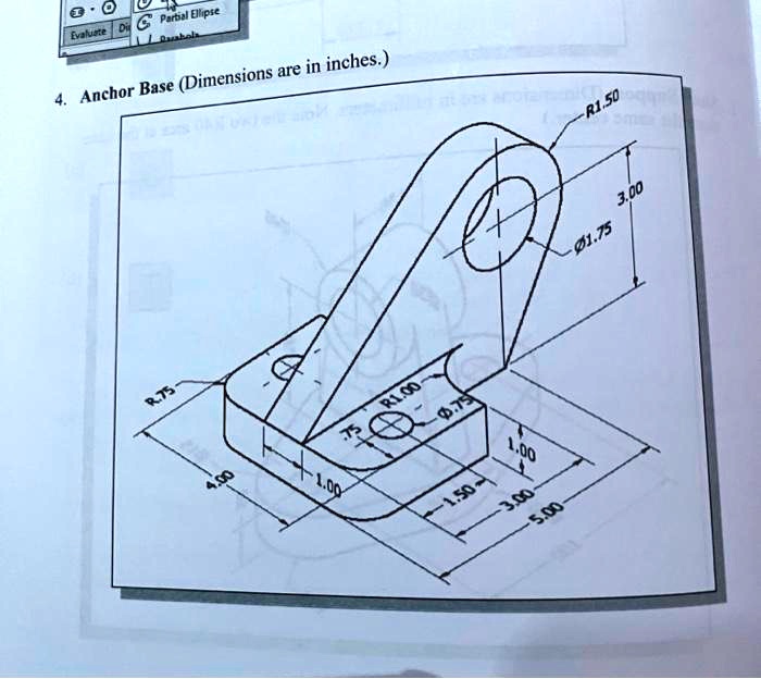 SOLVED: SOLIDWORKS: I need the mass properties for this model ...