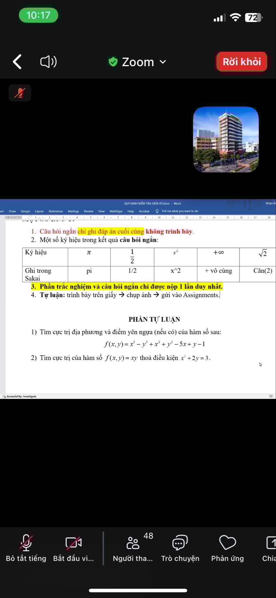 1017 72 roi khoi 1 cau hoi ngan chi ghi ap an cuoi cung khong trinh bay 2 mot so ky hieu trong ...