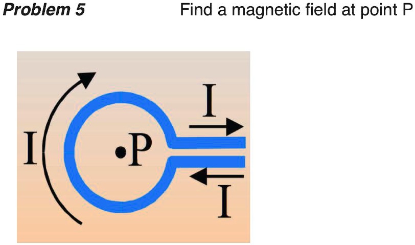 SOLVED: Problem 5 Find a magnetic field at point P 1 1 .P 1