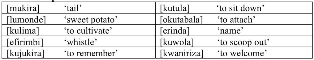 [GET ANSWER] 1 the following data are from ganda a bantu language ...