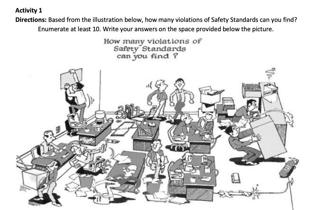 SOLVED: Activity 1 Directions: Based from the illustration below, how ...