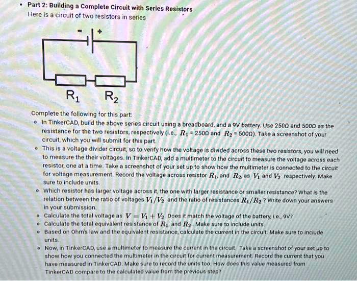 tinkercad helppost screenshots part 2 building complete circuit with series resistors here is ...