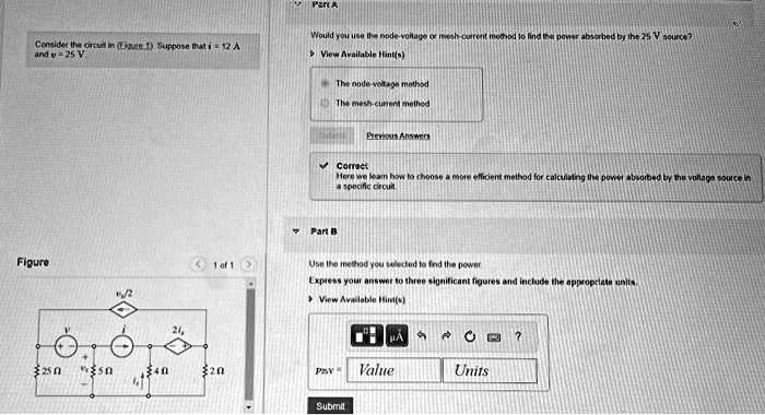 SOLVED: Texts: Consider the circuit shown in Figure 1. Suppose that I = 32A and V = 25V. Would ...