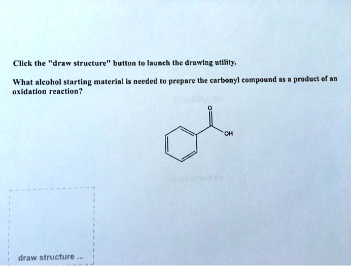 click the draw structure button to launch the drawing utility what ...