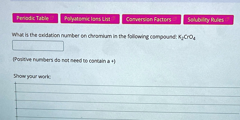 periodic table polyatomic ions list conversion factors solubility rules ...