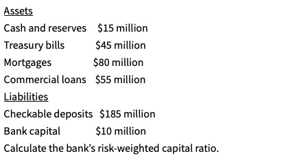 Assets Cash and reserves 15 million Treasury bills45...