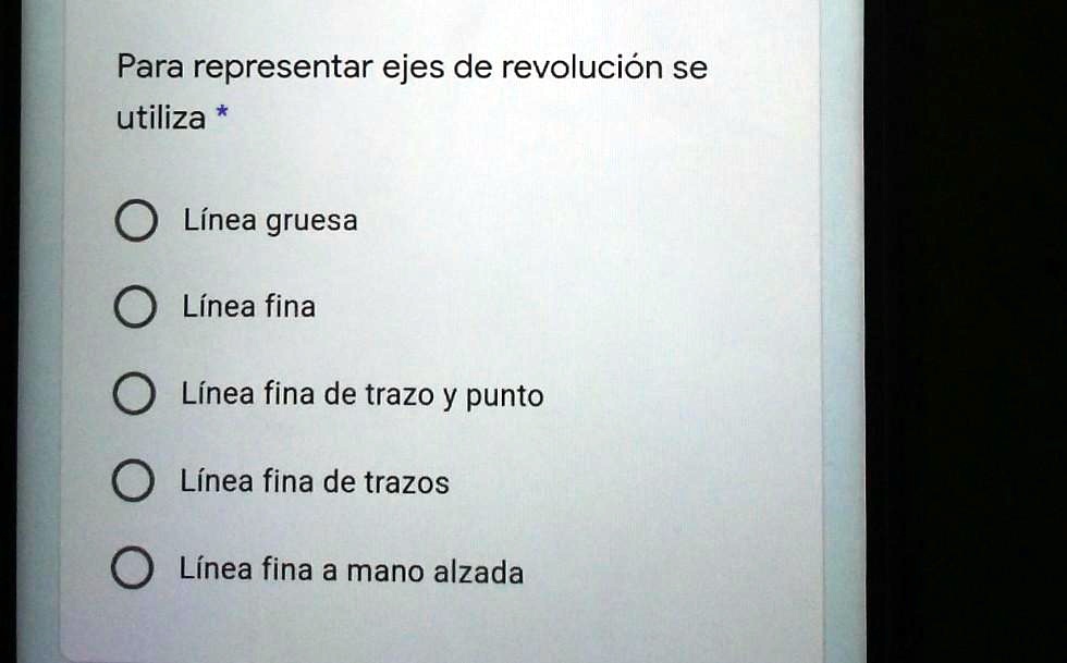 SOLVED: ???? esta cuál esss?? Para representar ejes de revolución se ...