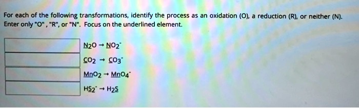 SOLVED: For each of the following transformations, identify the process ...