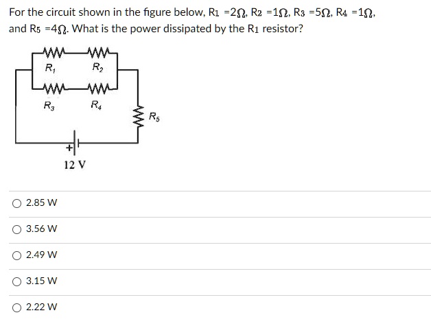 For the circuit shown in the figure below; Ri -20 Rz … - SolvedLib