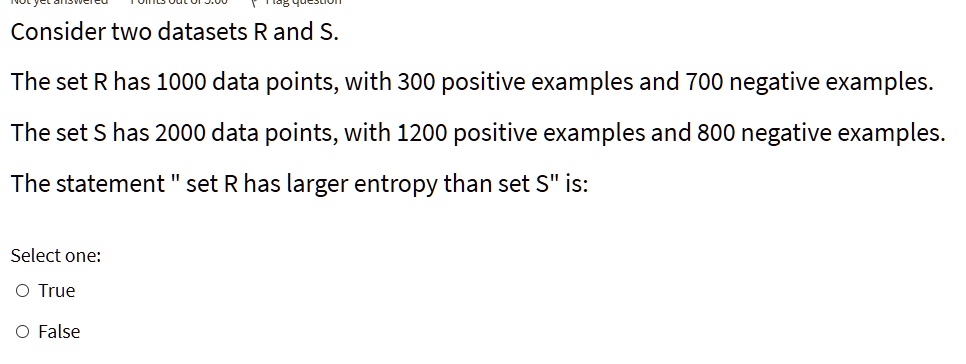SOLVED: Consider two datasets Rand S; The set Rhas 1000 data points ... SOLVED: Consider two datasets Rand S; The set Rhas 1000 data points ...