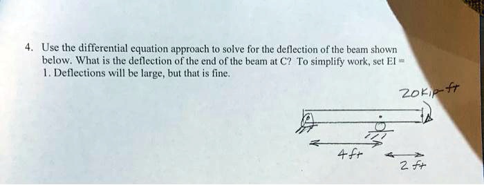 SOLVED: Use the differential equation approach to solve for the ...