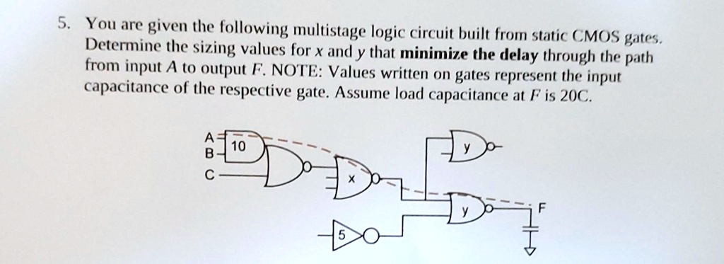 SOLVED: You are given the following multistage logic circuit built from ...