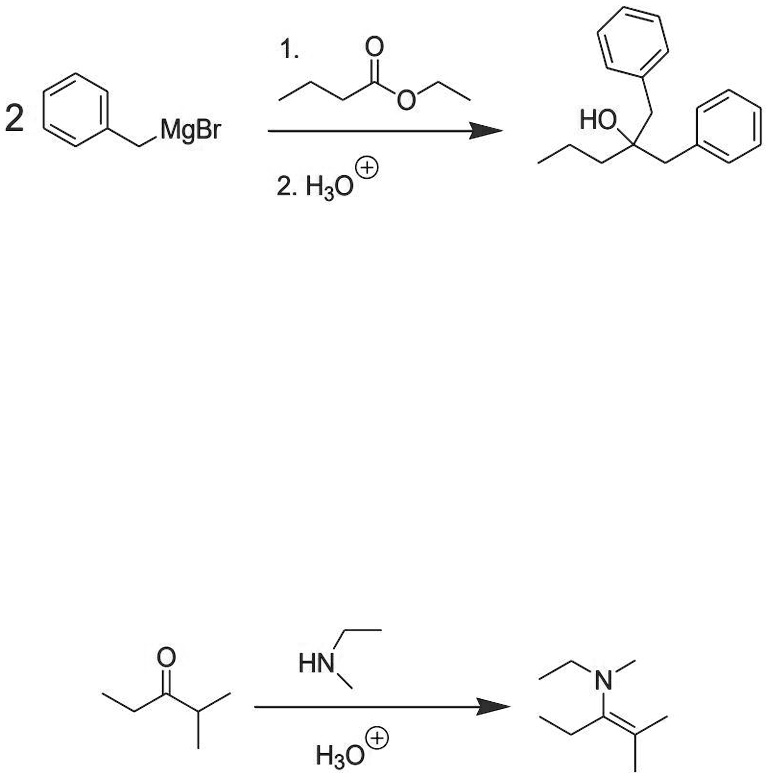 SOLVED: 2 OH MgBr 2. H3O NH OCH
