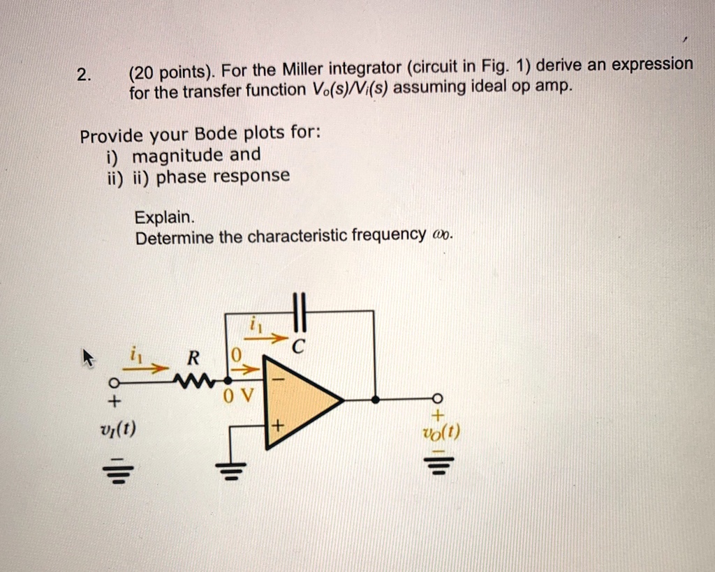 please help with this question 20 points for the miller integrator ...