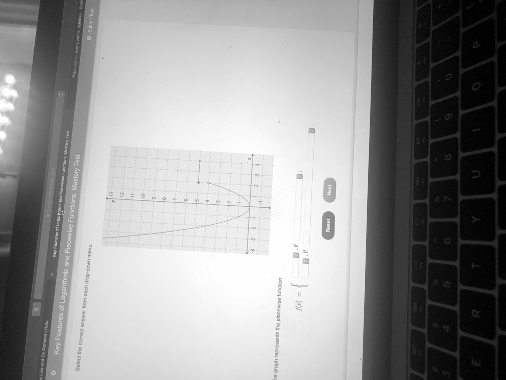 [GET ANSWER] Select the correct answer from each drop-down menu. The graph represents the ...