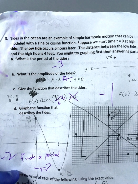 3. Tides in the ocean are an example of simple harmonic motion that can ...