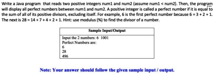 Solved Write A Java Program That Reads Two Positive Integers Numl Ad Num2 Assume Numl Numz 2381