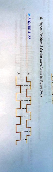 6 Repeat Problem 5 For The Waveforms In Figure 3 77 Figure 3 77 A B 