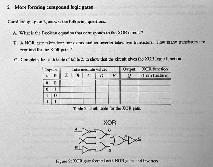 Logic Gates And Truth Tables Questions Answers | Cabinets Matttroy