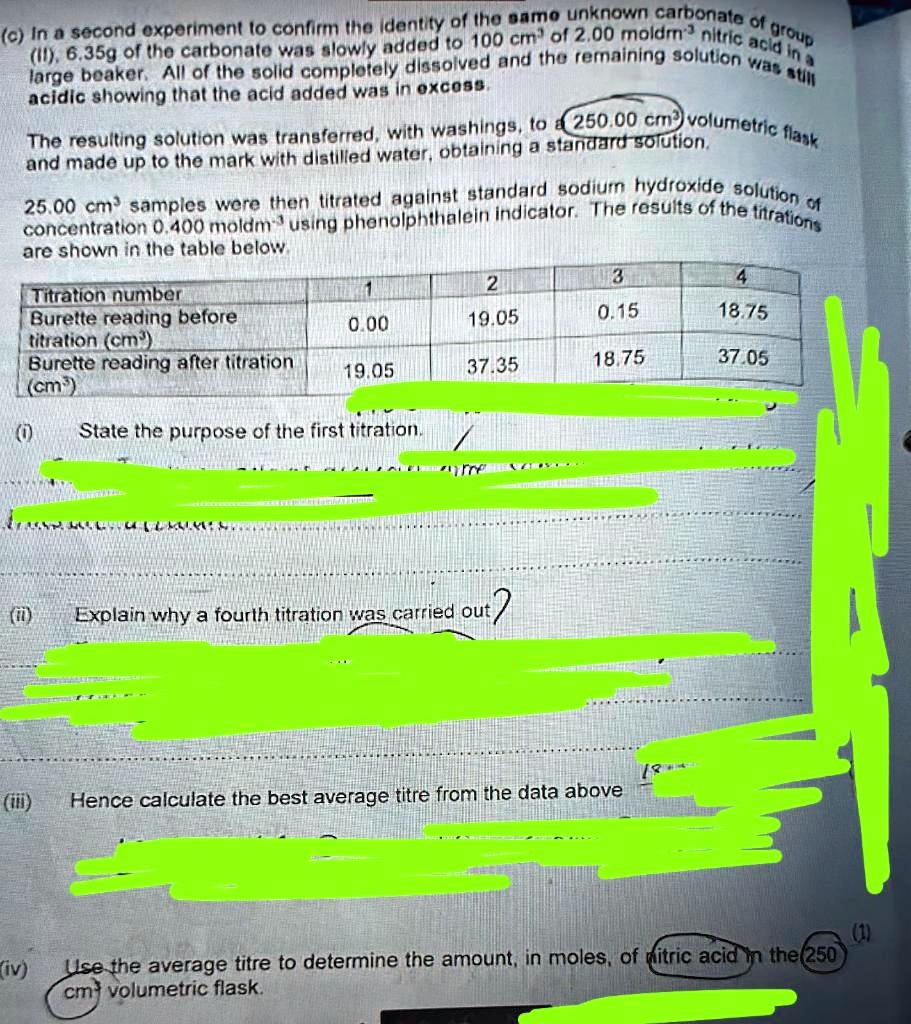 SOLVED: Texts: PLEASE SOLVE ALL PARTS Acidic, showing that the acid ...