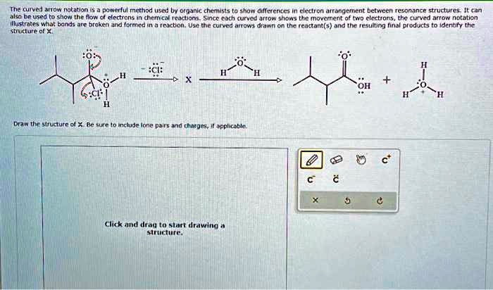 Texts: Also, it can be used to show the flow of electrons in chemical ...