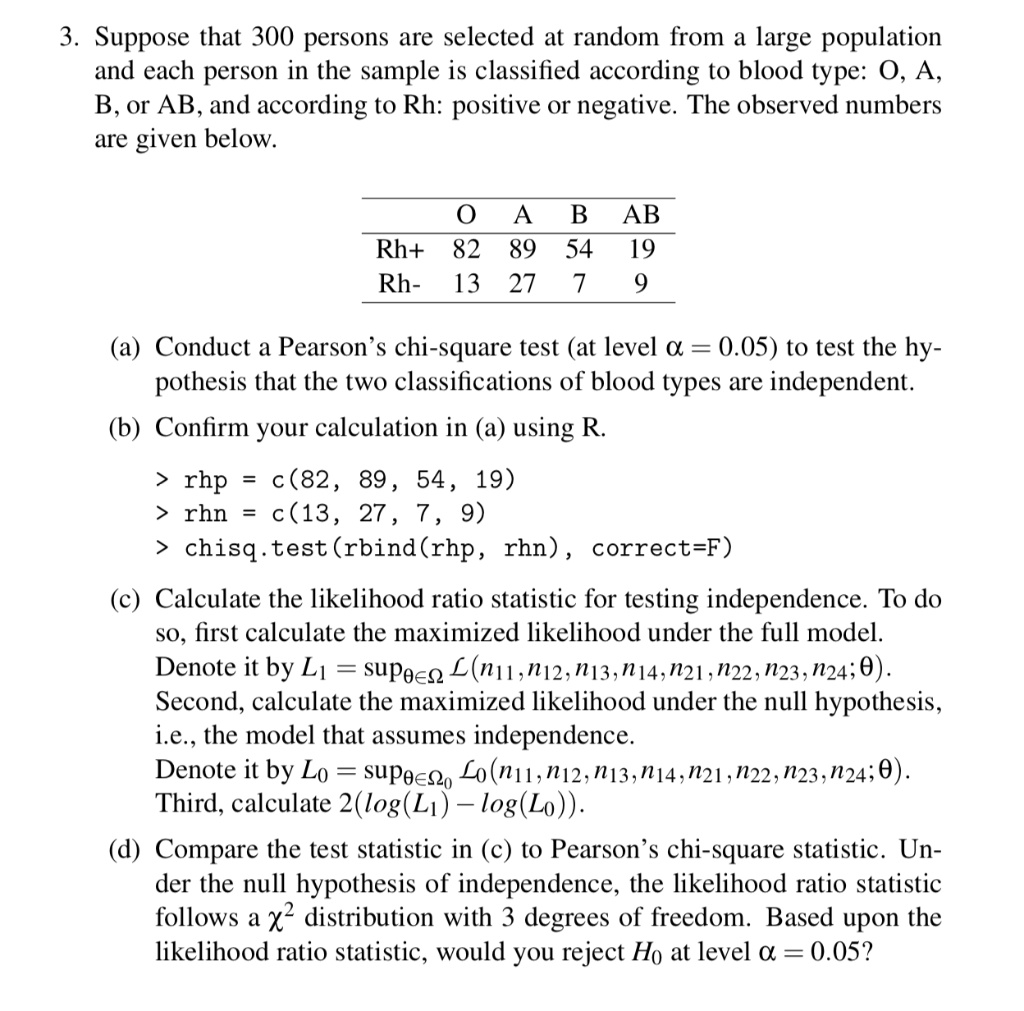 SOLVED: 3 Suppose that 300 persons are selected at random from large ...