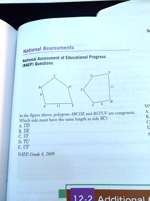 SOLVED: National Assessments National Assessment of Educational ...