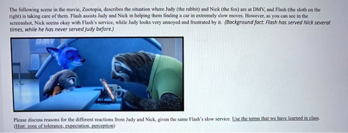 The following scene in the movie, Zootopia, describes the situation ...