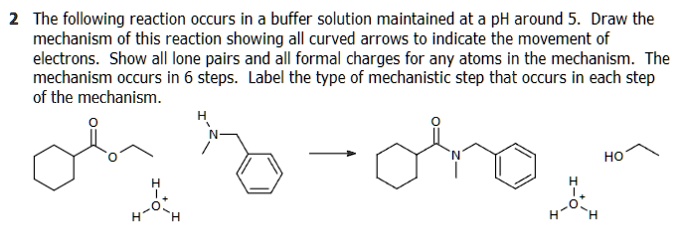 text 2 the following reaction occurs in a buffer solution maintained at ...