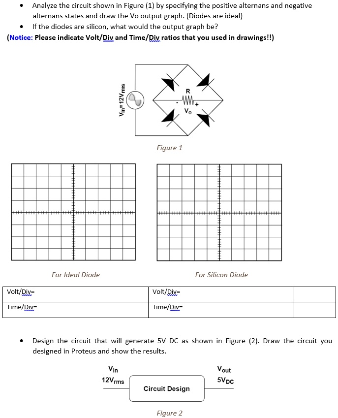 Analyze the circuit shown in Figure (1) by specifying the positive ...
