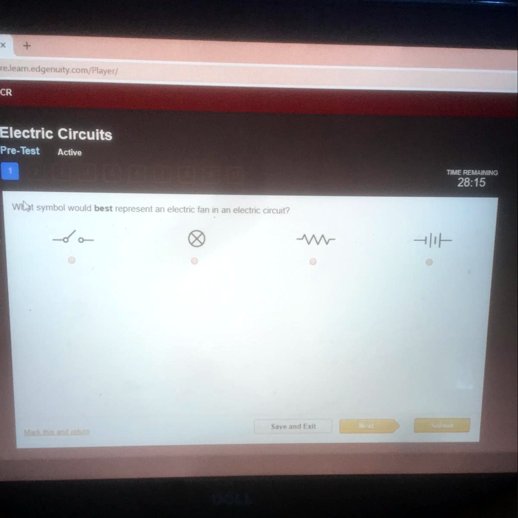 SOLVED: "What symbol would best represent an electric fan in an ...
