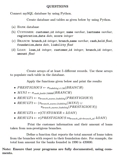 SOLVED: Use Python, thank you very much. I will give a like if you correctly solve the problem ...