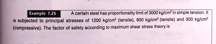 example 725 a certain steel has proportionality limit of 3000 kglcm in ...