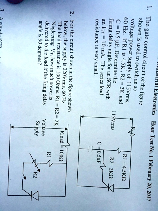 SOLVED: 1. angle is 90 degrees? delivered to the load if the firing ...