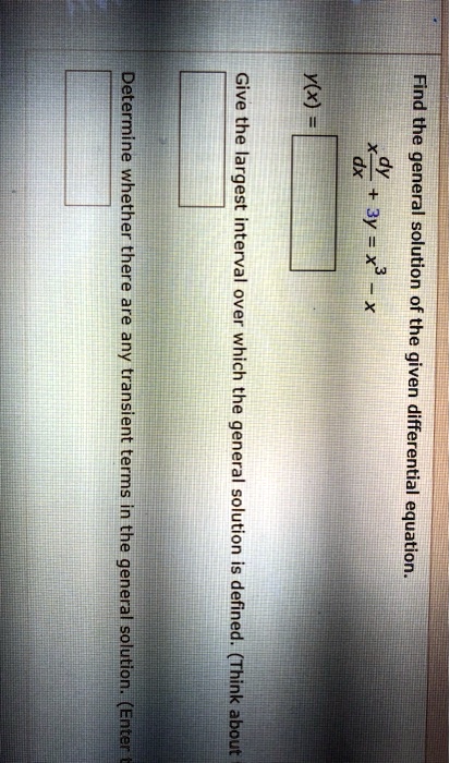 Find the general solution of the given differential equation. y(x ...