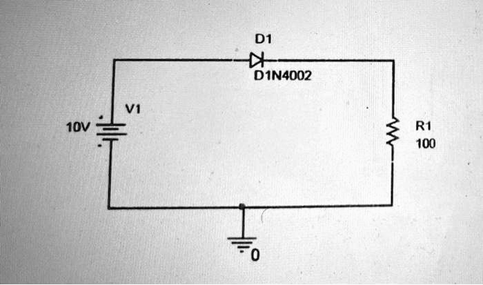 Using constant drop model, VD, on = 0.7V calculate diode current and ...