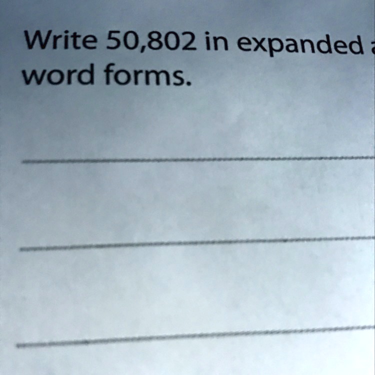 Write 50,802 in expanded word forms.