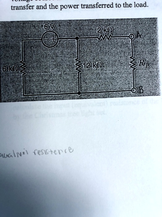SOLVED: Voltage source and one resistor connected to the terminal ...