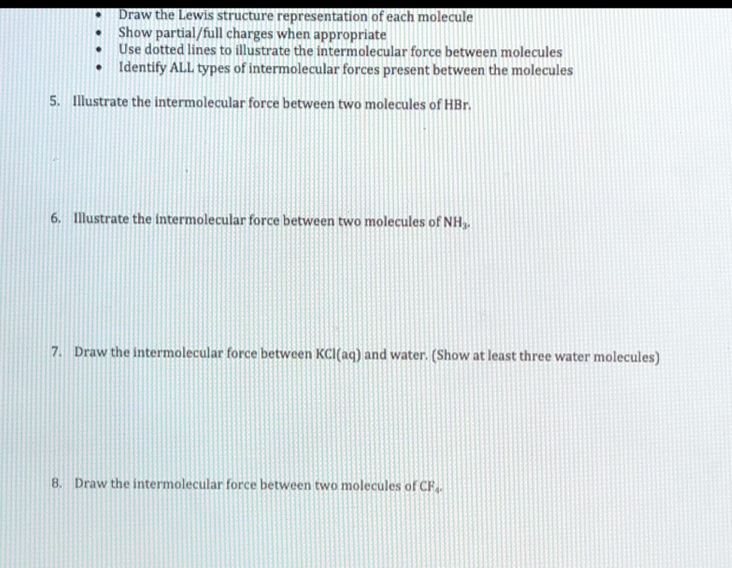 SOLVED: Texts: 1. Draw the Lewis structure representation of each ...