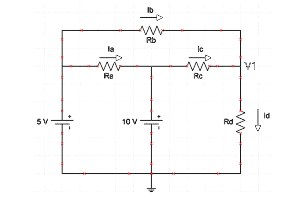 SOLVED: Ra = 3.3K Rb = 150 Rc = 2.2K Rd = 680 Using nodal analysis ... SOLVED: Ra = 3.3K Rb = 150 Rc = 2.2K Rd = 680 Using nodal analysis ...