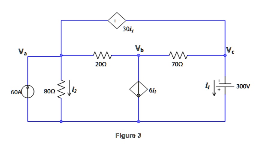 Use Mesh Analysis to find the total power developed in the circuit ...